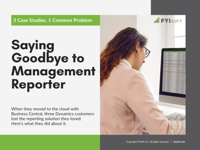 Management Reporter Replacement | Ideal for Multi-Entities